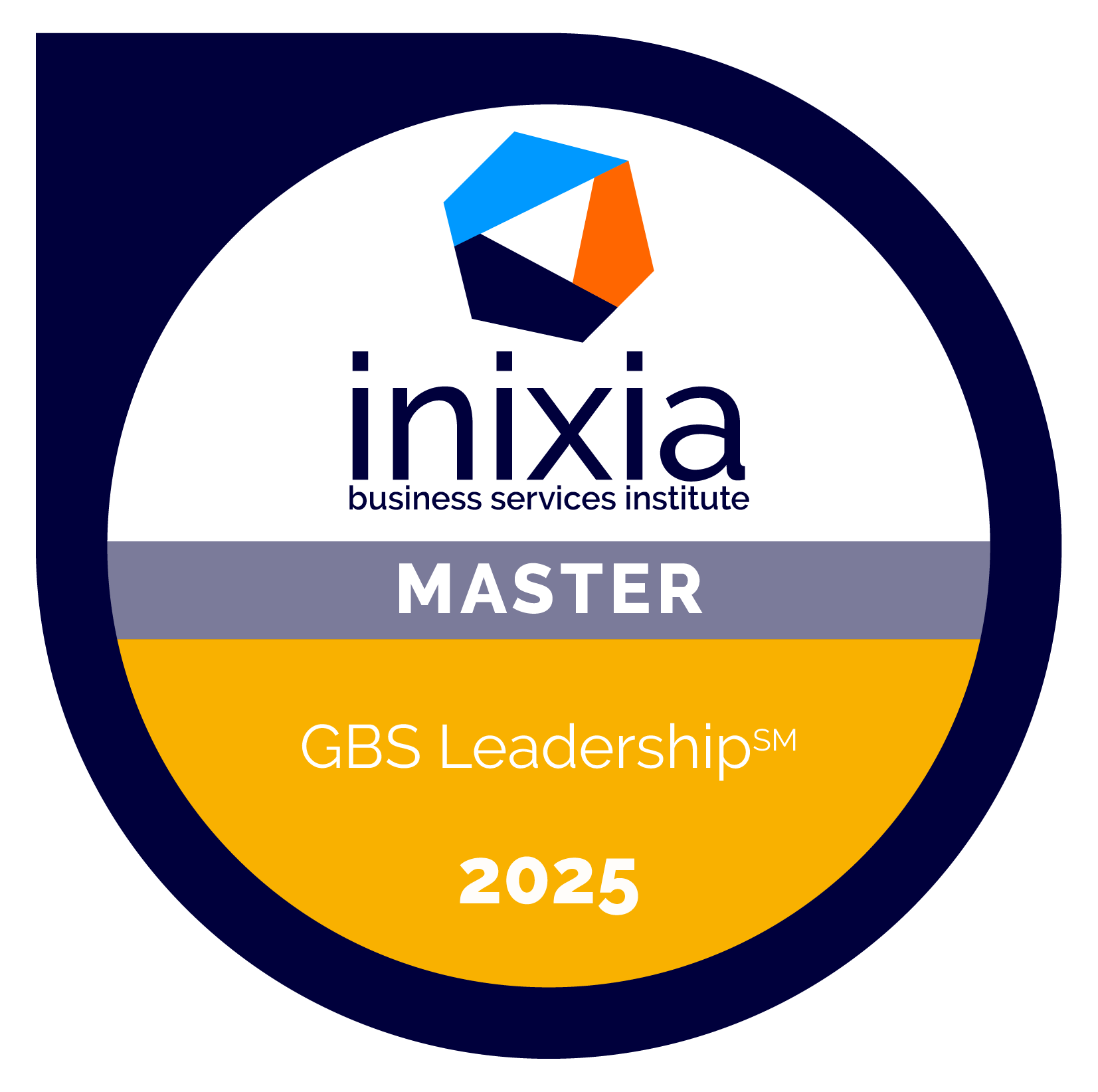 Master GBS Leadership Badge 2025. - Inixia